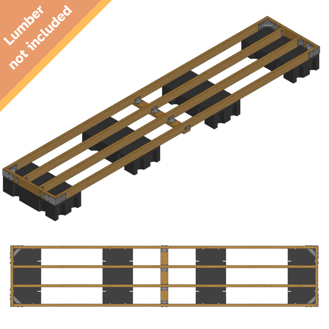 4'X20' DIY Dock Kit – The Dock Shop