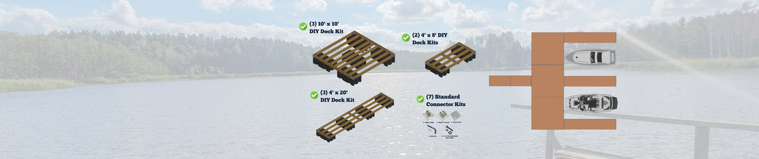 DIY Dock Kits, Eagle Dock Floats & Hardware | The Dock Shop