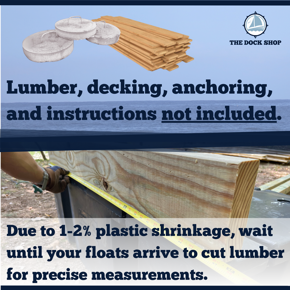 4'X20' DIY Dock Kit – The Dock Shop