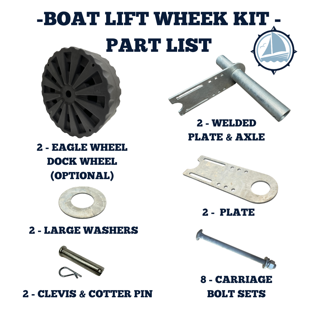 Boat Lift / Rolling Dock Wheel Kit – The Dock Shop